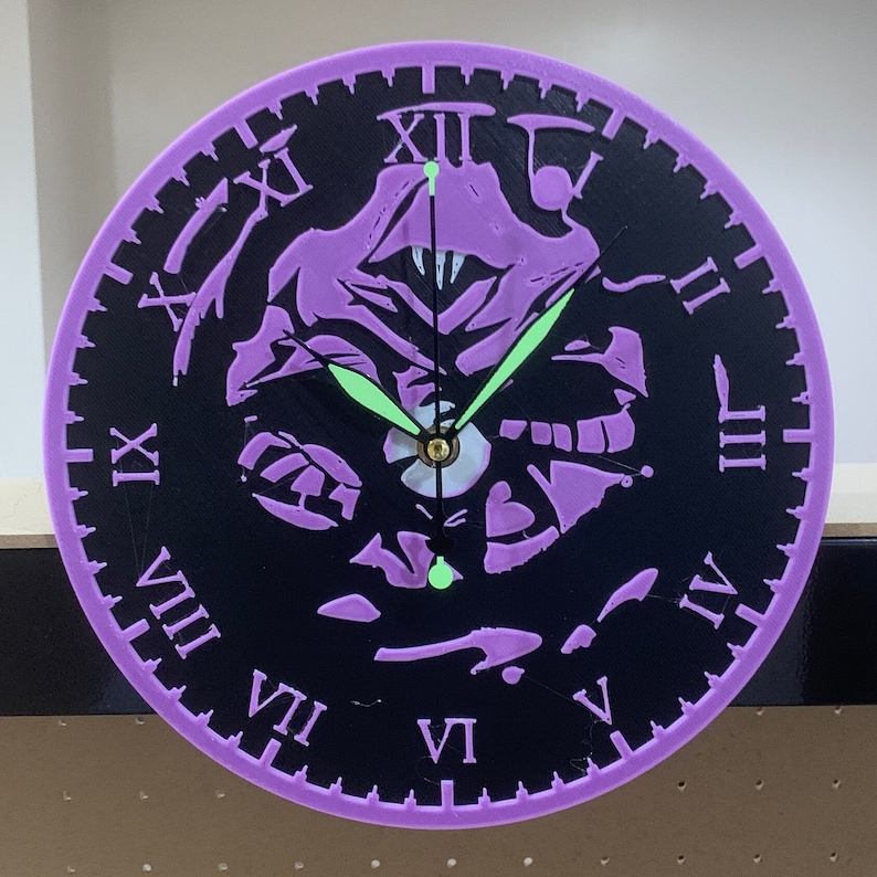 Valorant Omen Dark Focus Glow in the Dark 3D Printed Clock - Etsy