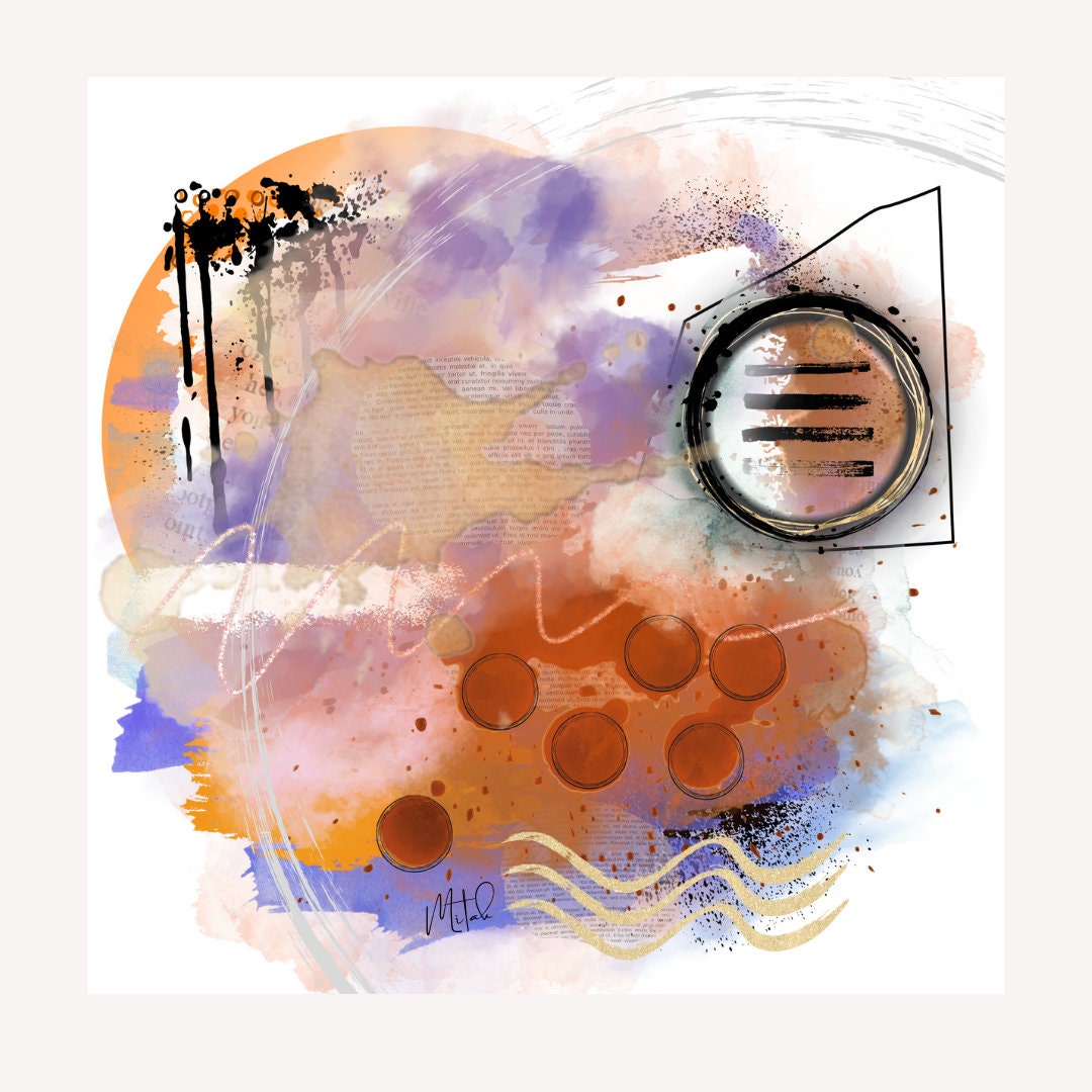 12 X 12 Poster Print of Original Painting by Mitak FREE - Etsy