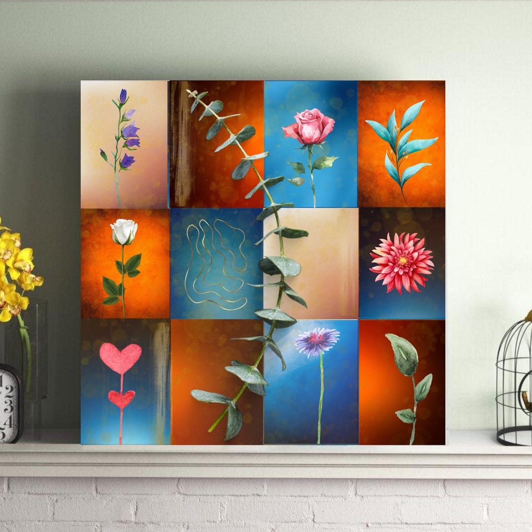 Original Digital Collage by Mitak – PVC Foam Core Print, Lightweight ...