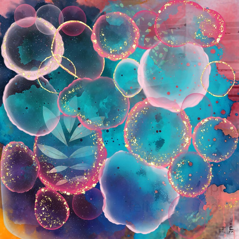 Mitak Art Limited Edition Digital Painting on Paper Cosmos Space Time ...