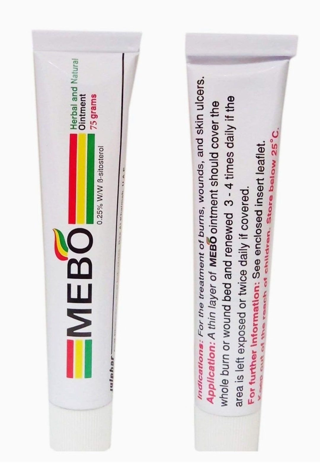 MEBO Burn Cream Skin Ointment Wound & Scar Care Fast First Aid Health ...