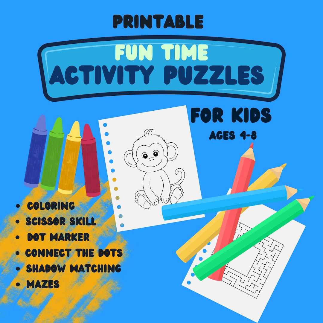 Fun Time Activity Puzzles: Introducing Our Activity Puzzle Pack, a ...