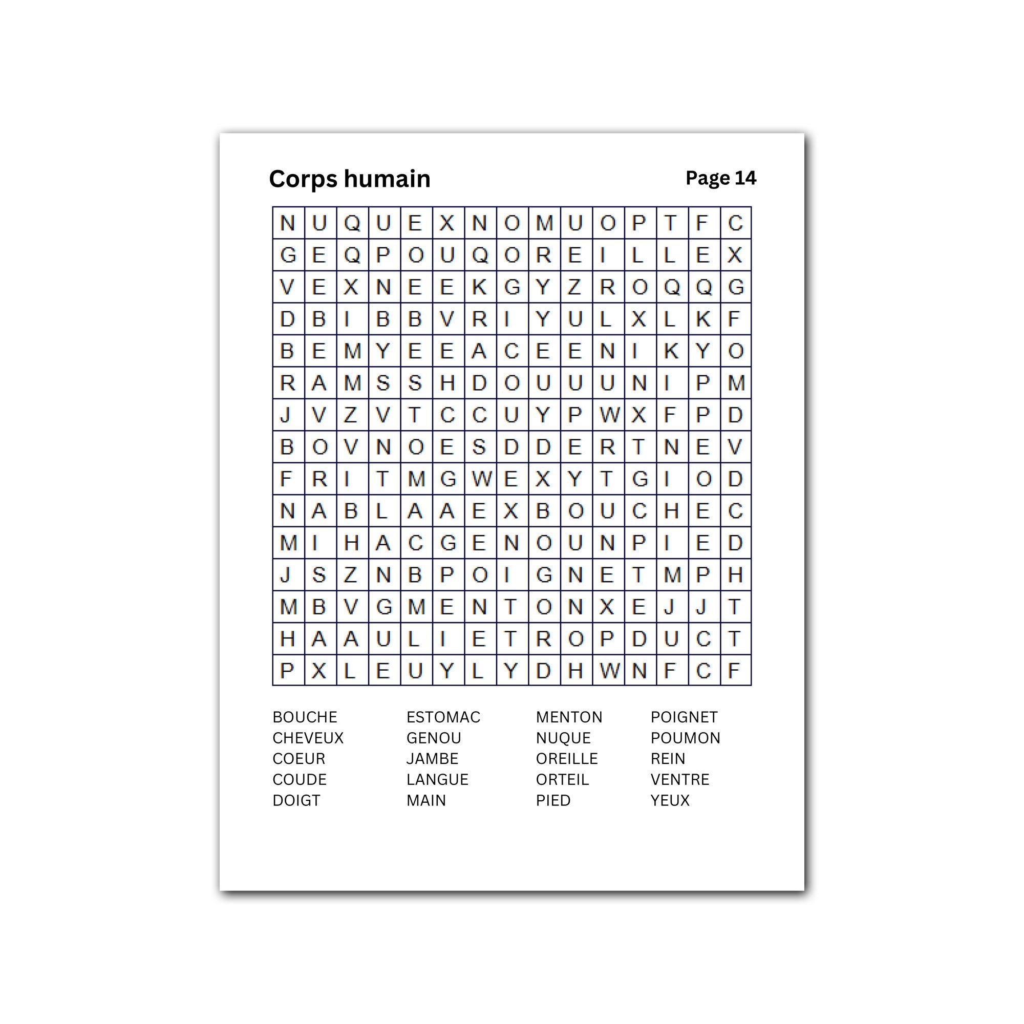 Mots Cachés volume 1 100 Pages De Casse-tête Imprimables - Etsy