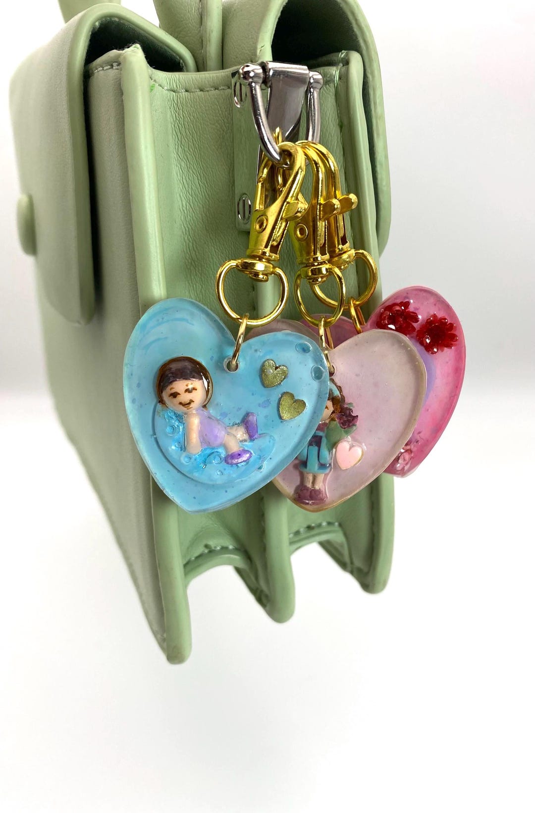 Polly Pocket Keychain in 90s Style Handmade Unique Pieces - Etsy