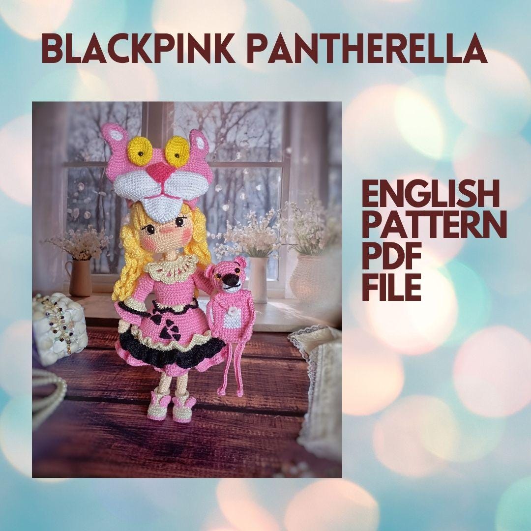 Blackpink Pantherella, ENG Pattern - Etsy