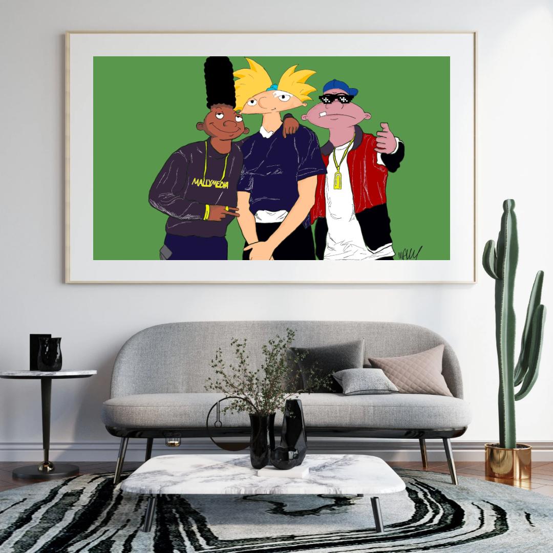 Hey Arnold X Paid in Full | Wall Art | Digital Download | Wall Print ...