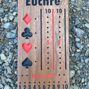 Hand Made Euchre Score Board - Etsy