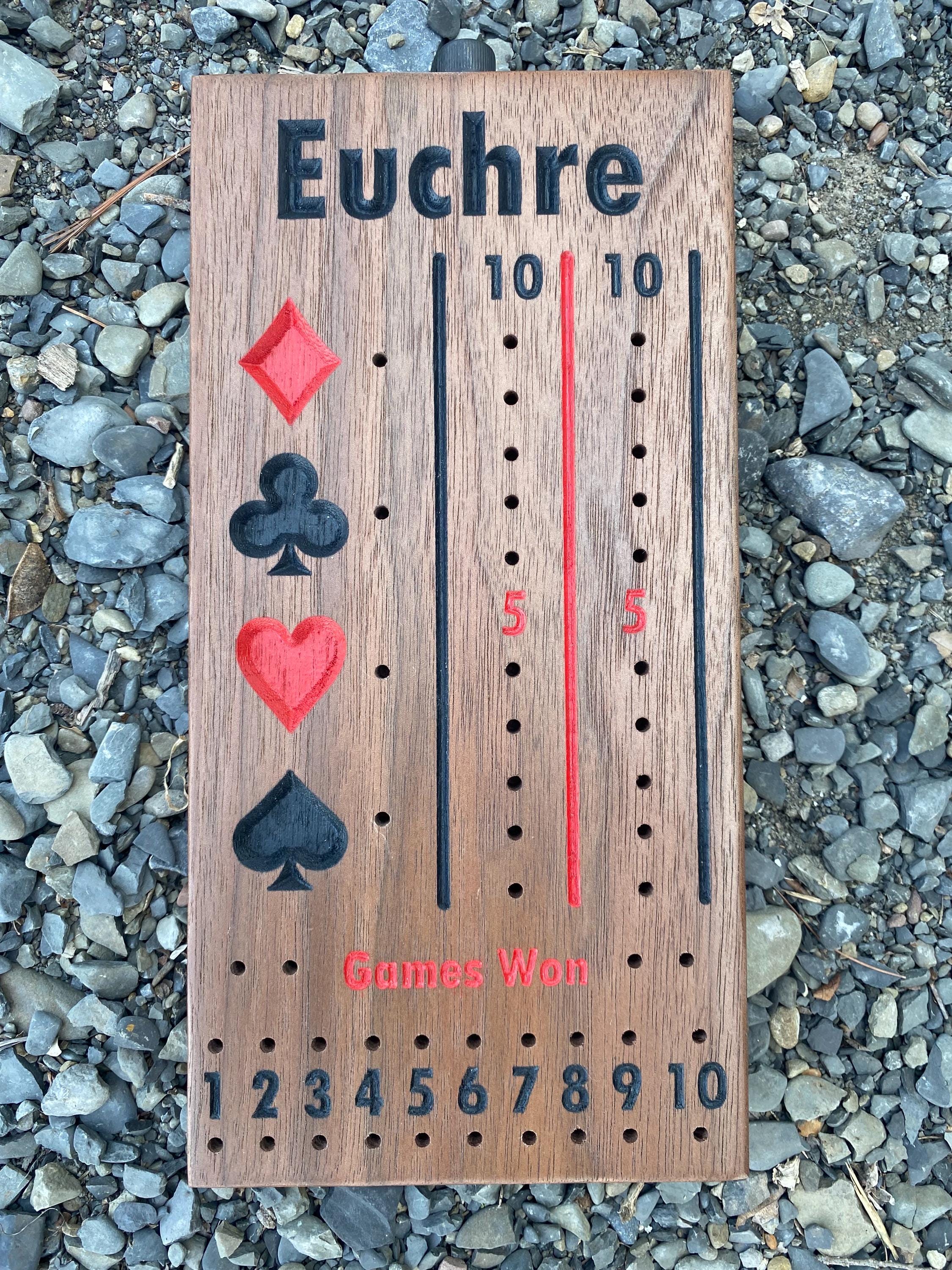 Hand Made Euchre Score Board - Etsy
