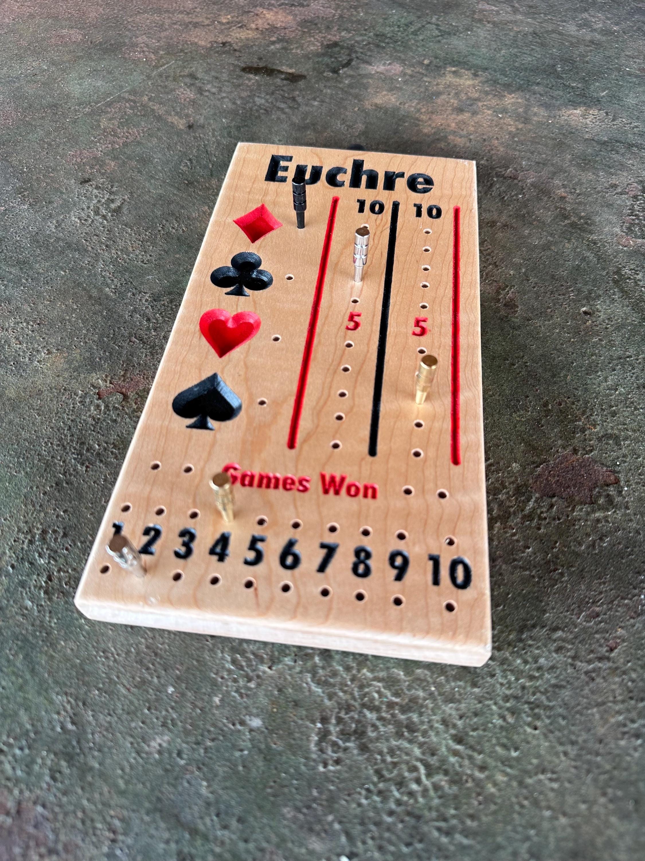 Hand Made Euchre Score Board - Etsy