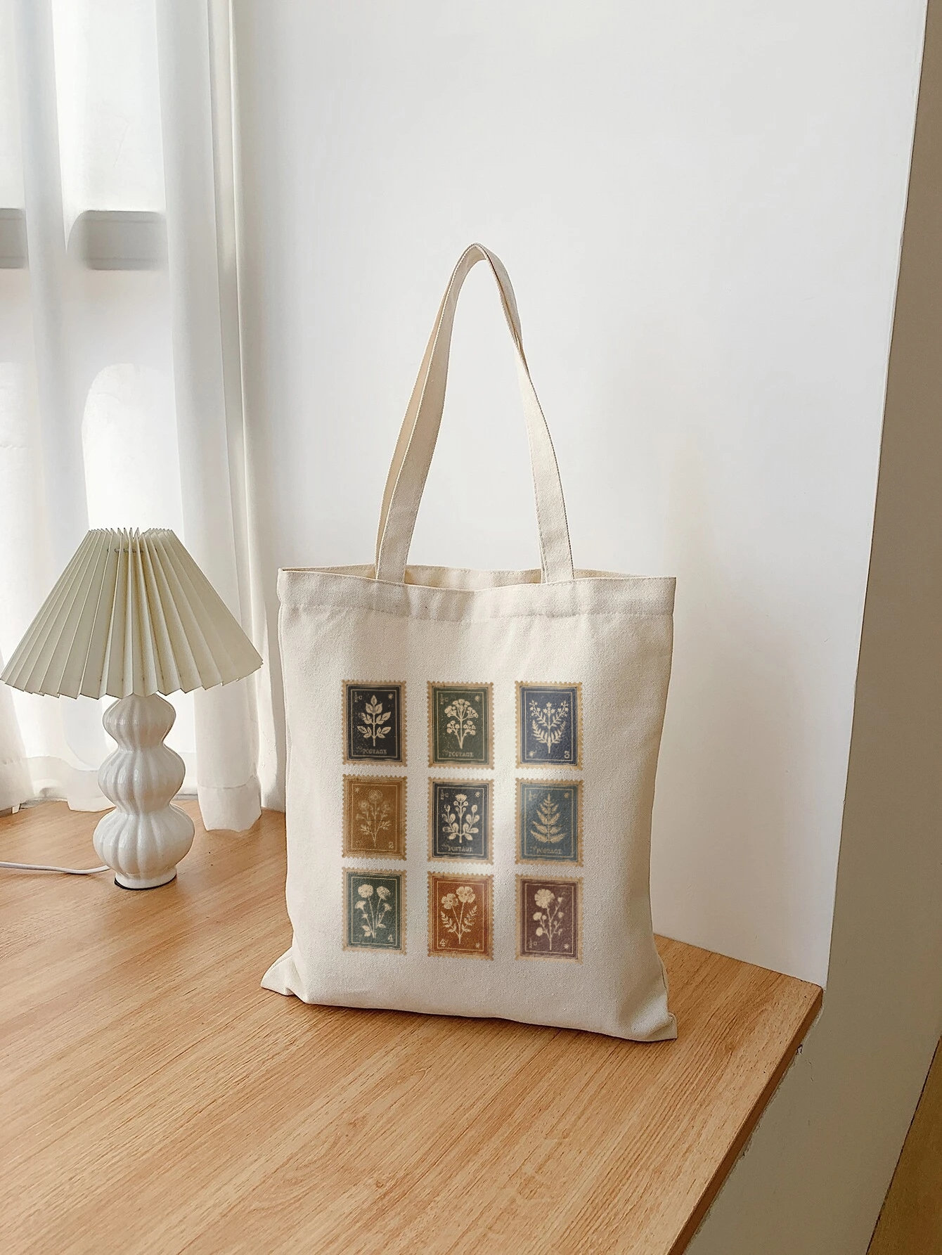 Vintage Stamp Tote Bag Vintage Art Bag Gift for Stamp Collector Art ...