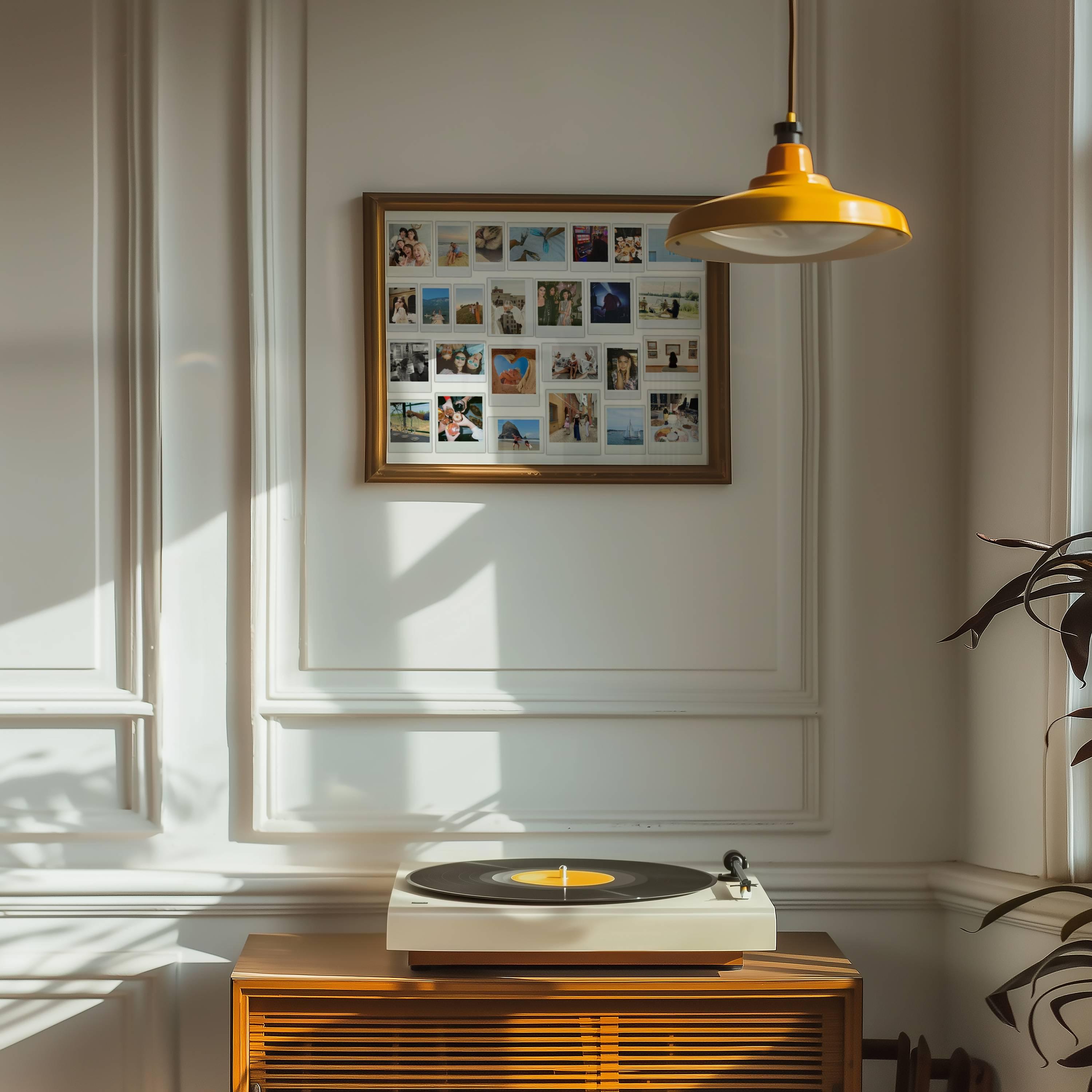 Personalized Custom Polaroid Collage Landscape, Horizontal Photo Wall ...