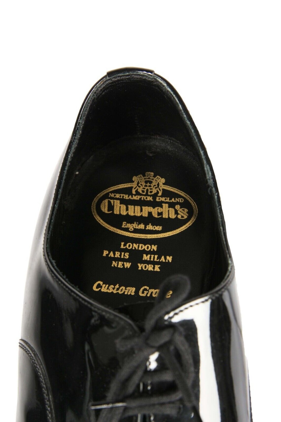 Genuine Church Consul Oxford Shoes Black Real Leather Mens Lace up UK11 ...