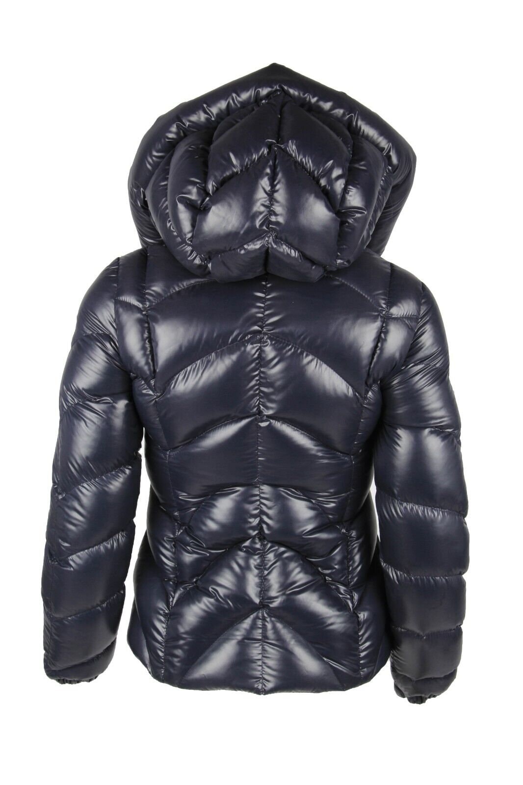 MONCLER GIubbotto Akebia Jacket Quilted Down Puffer Coat Full Zip Navy Blue 00 XS S