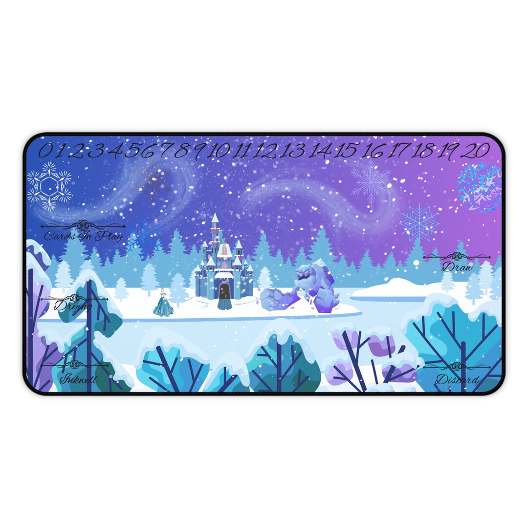 Frozen Elsa Playmat, TCG CCG Desk Mat, Gift for Gamer - Etsy
