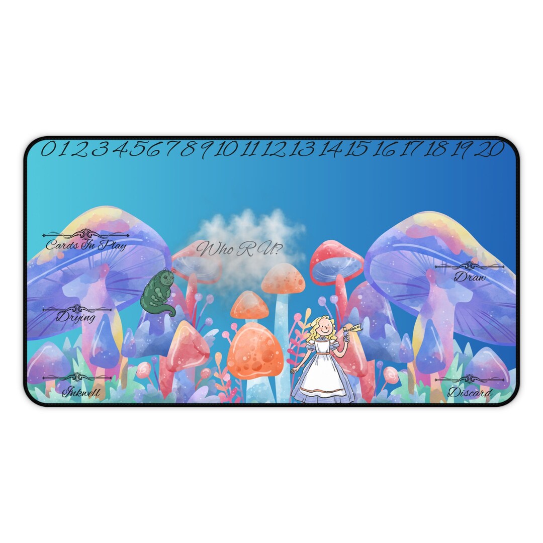 Card Game Mtg Card Playmat Alice in Wonderland Play Mat for Tcg Ccg ...