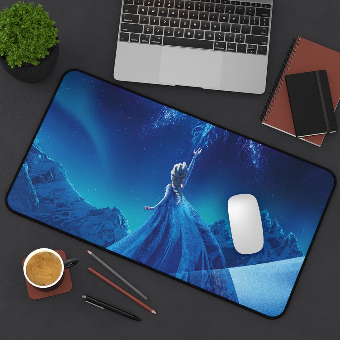 Elsa Frozen Desk Pad, Lorcana Playmat - Non-slip Gaming Mat - Etsy