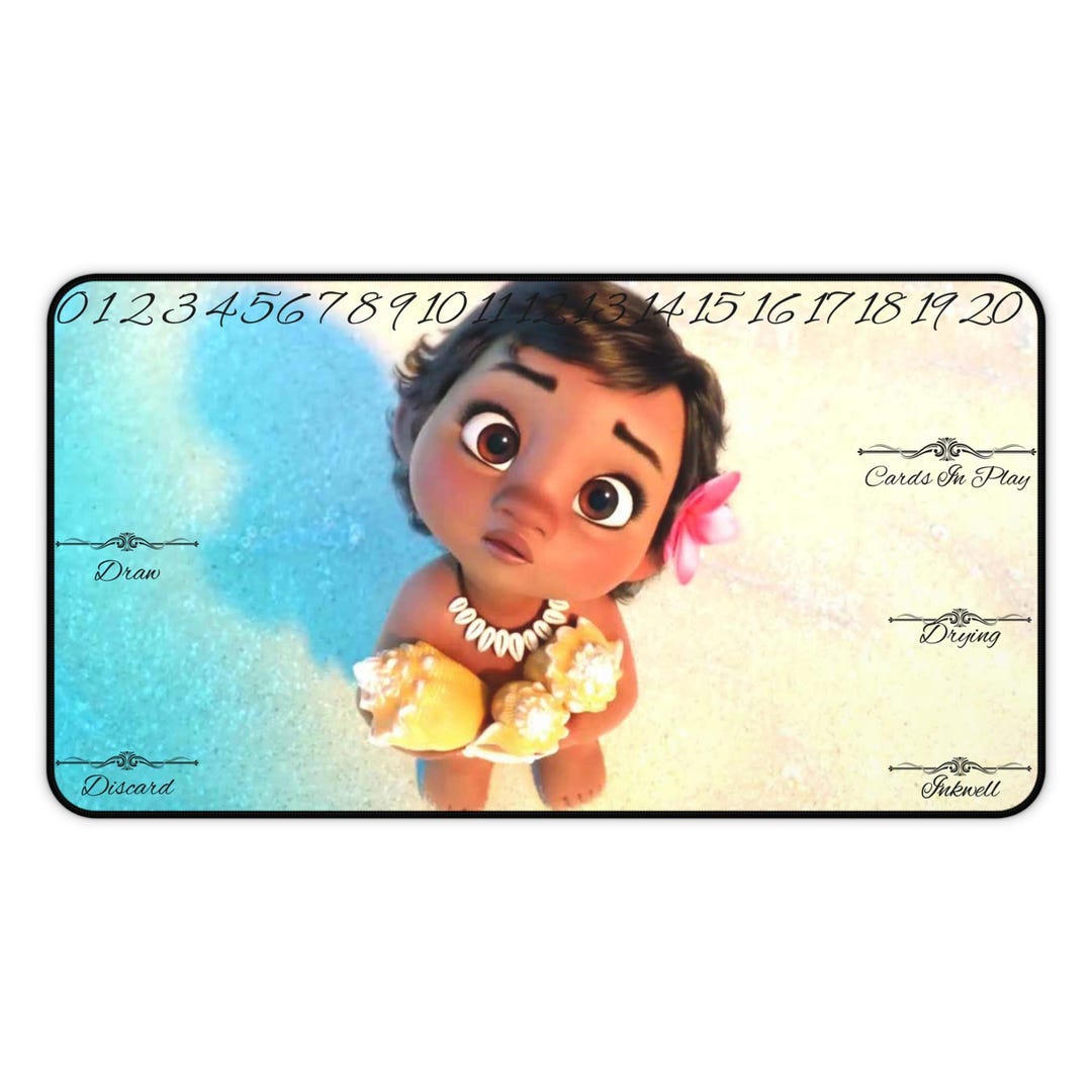 Desk Mat Moana Non Official Disney Moana Lorcana Playmat Desk Pad ...