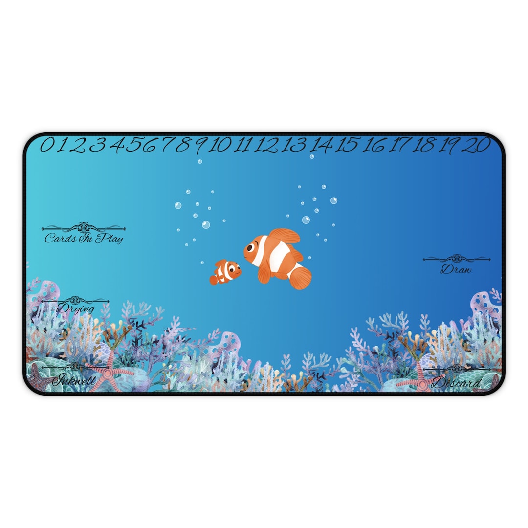 Card Game Mtg Finding Nemo Card Playmat Nemo Play Mat for Tcg Ccg ...