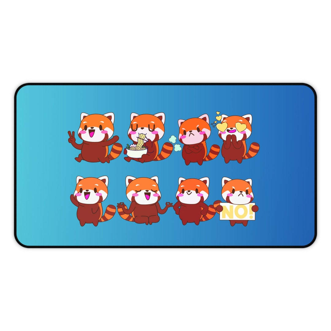 Card Game Mtg Card Red Panda Playmat Turning Red Play Mat for Tcg Ccg Office Desk Mats Lorcana ...
