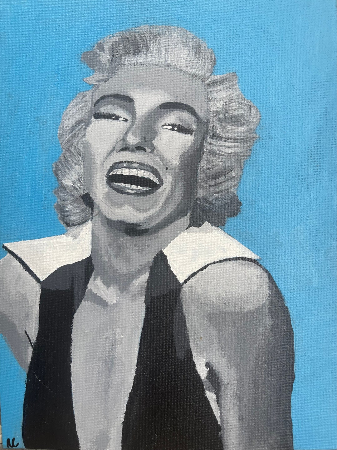 Commission Custom Acrylic Painting Acrylic Portrait Painting Commission ...