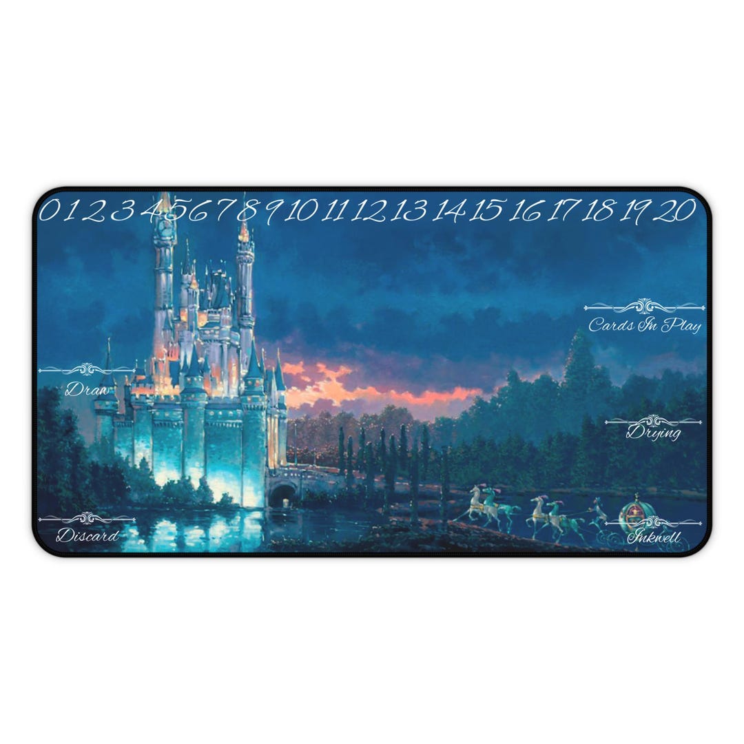 Cinderella Castle Desk Mat, TCG CCG Gaming Mousepad - Etsy