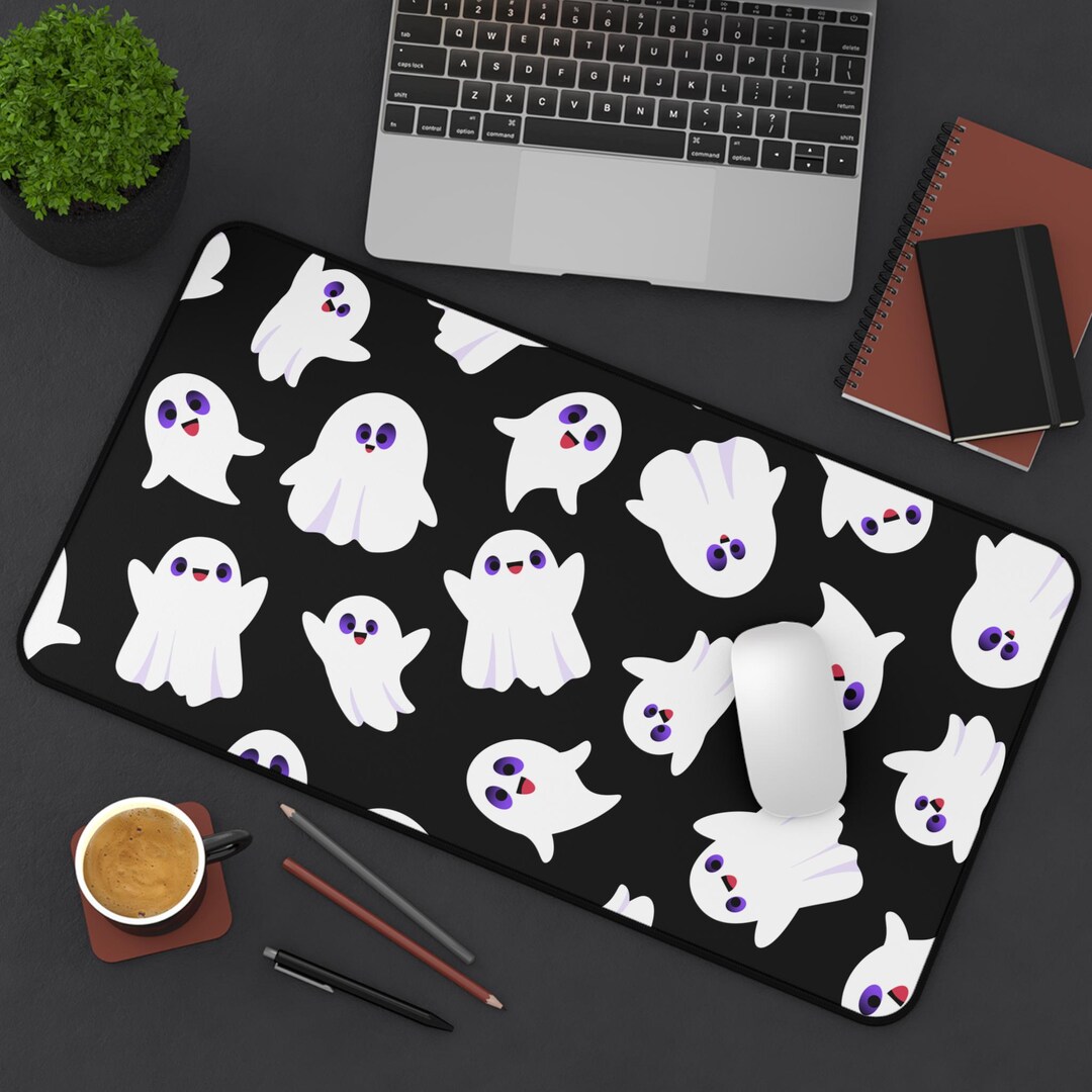 Card Game Mtg Card Cute Ghost Kawaii Playmat Ghost Play Mat for Tcg Ccg ...