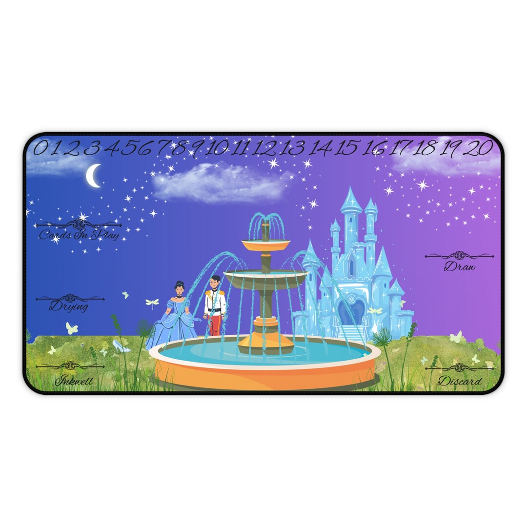 Card Game Mtg Card Playmat Cinderella Play Mat for Tcg Ccg Office Desk ...