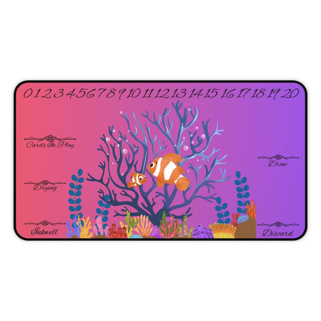 Card Game Mtg Finding Nemo Card Playmat Nemo Play Mat for Tcg Ccg ...