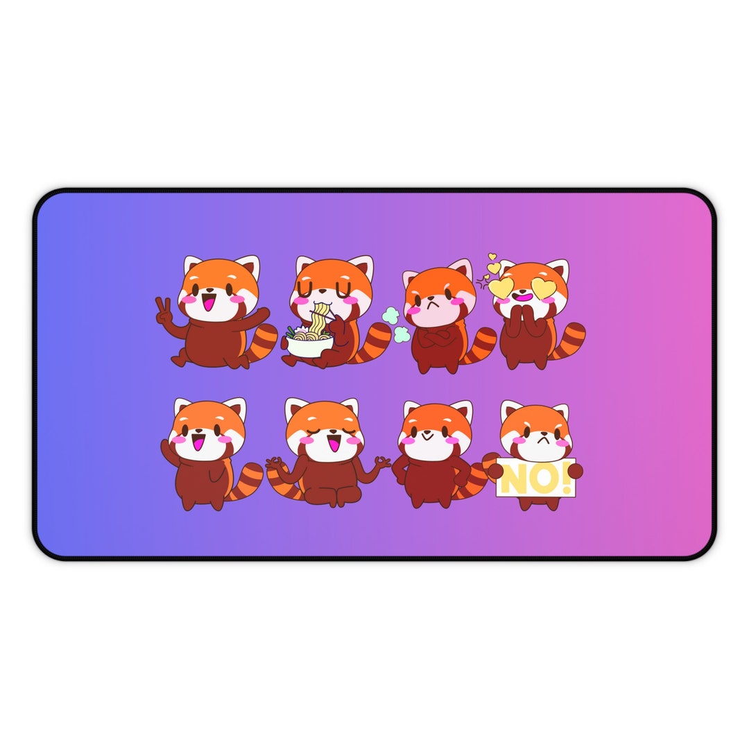 Card Game Mtg Card Red Panda Playmat Turning Red Play Mat for Tcg Ccg ...