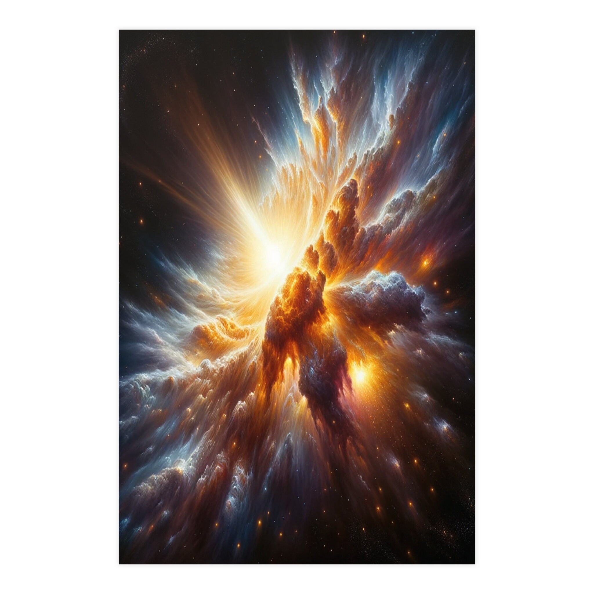 Supernova Poster - Gift for Space Lovers - Etsy