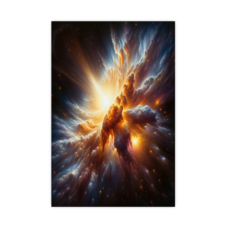 Supernova Poster - Gift for Space Lovers - Etsy