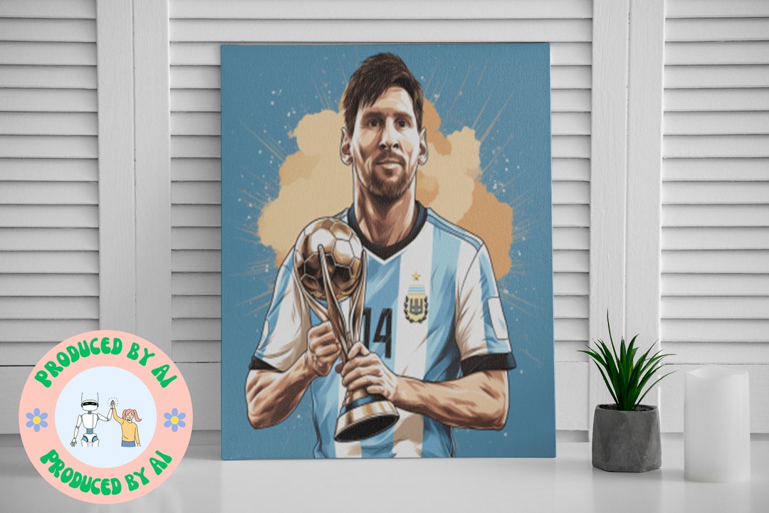 AI Messi World Cup Lionel Messi Wall Art Best Football - Etsy Australia