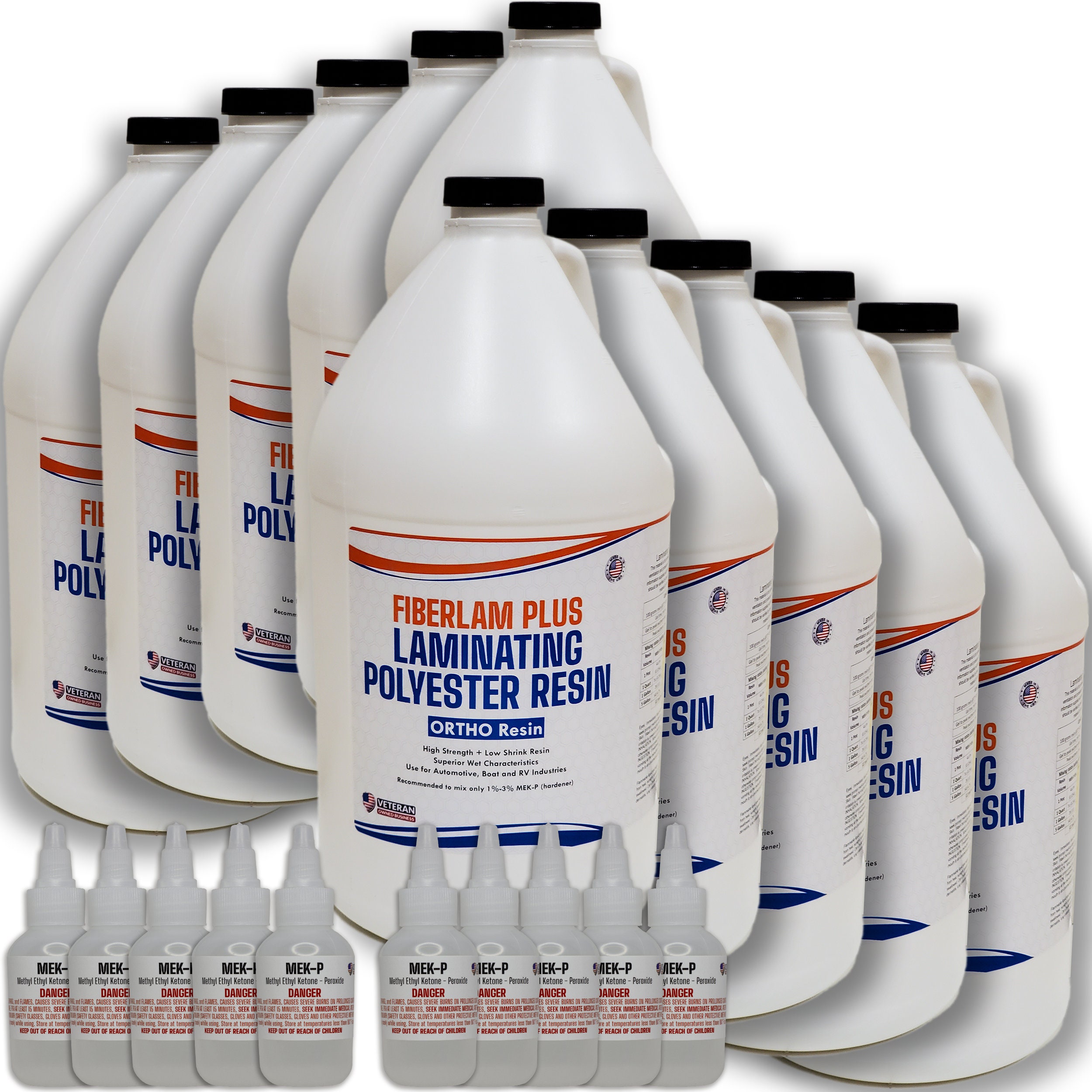 VP Premium Laminating Resin VP PREMIUM 1 Gallon Polyester Resin + MEKP ...
