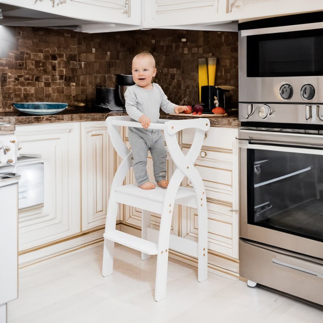 Kitchen Tower Foldable Montessori Tower Helper Tower - Etsy