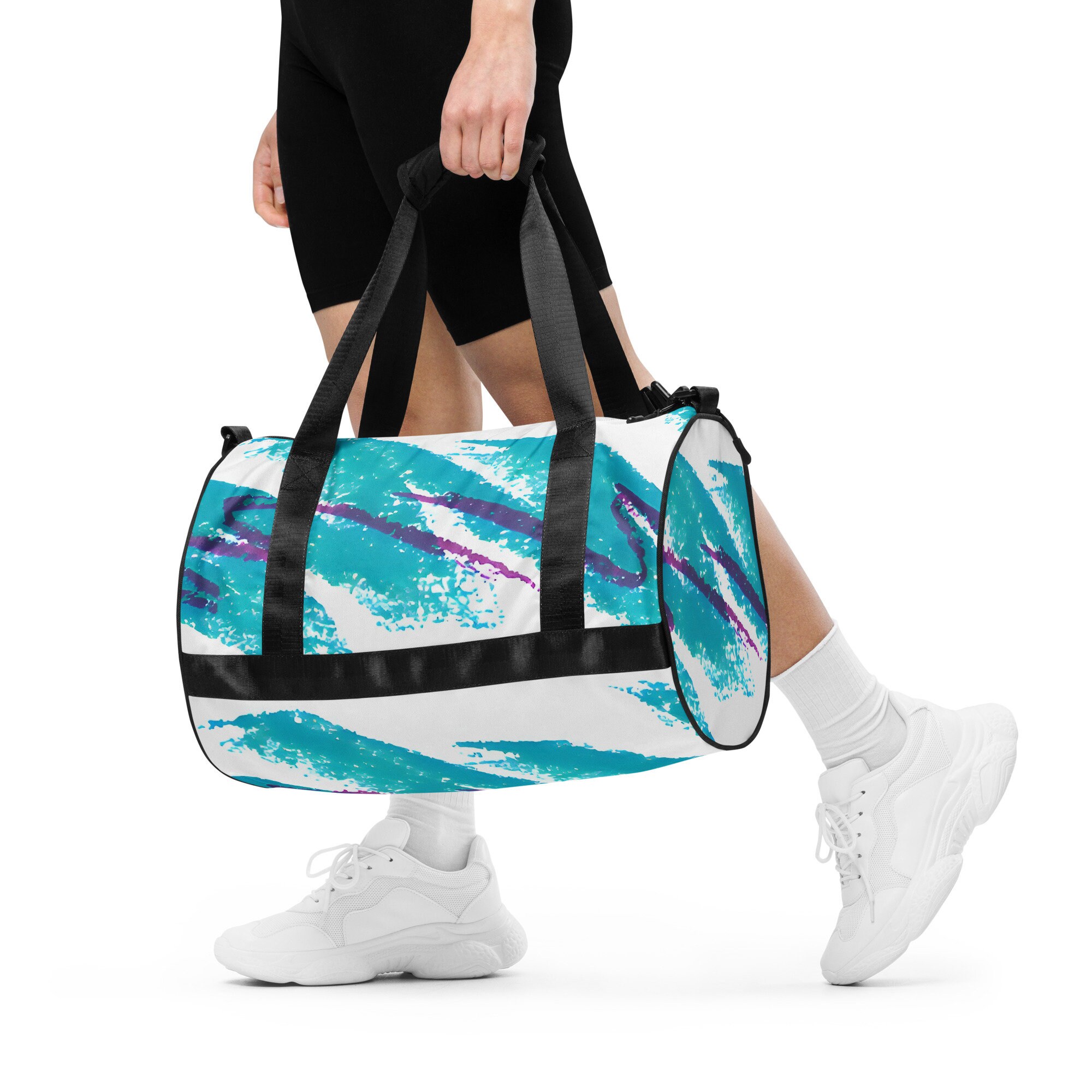 90s Jazz Power Gym Bag – Retro Vibes for Your Workout Gear - Etsy