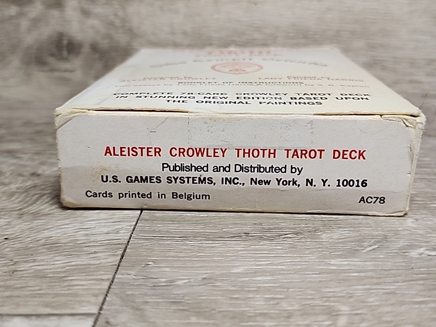 1978 Aleister Crowley THOTH Tarot Deck Large Cards 3.75 X 5.5 Rare EUC ...