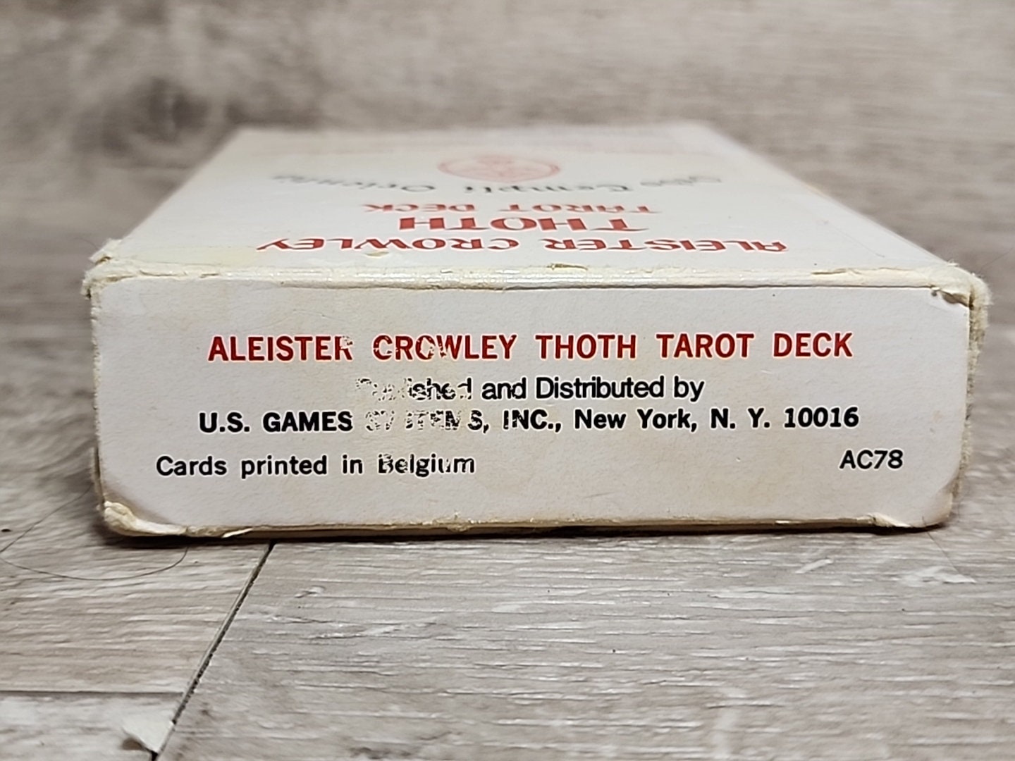 1978 Aleister Crowley THOTH Tarot Deck Large Cards 3.75 X 5.5 Rare EUC ...