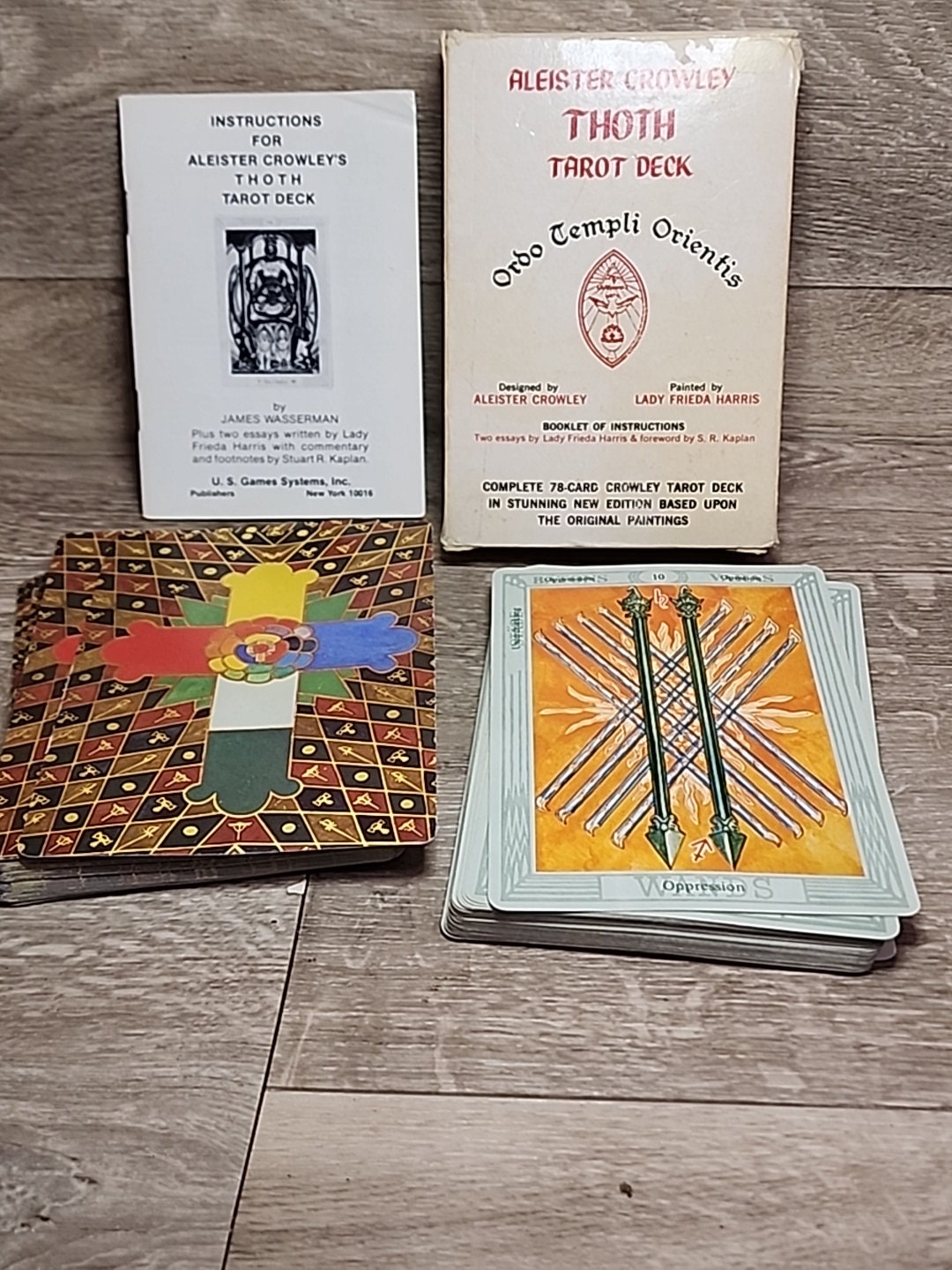 1978 Aleister Crowley THOTH Tarot Deck Large Cards 3.75 X 5.5 Rare EUC ...