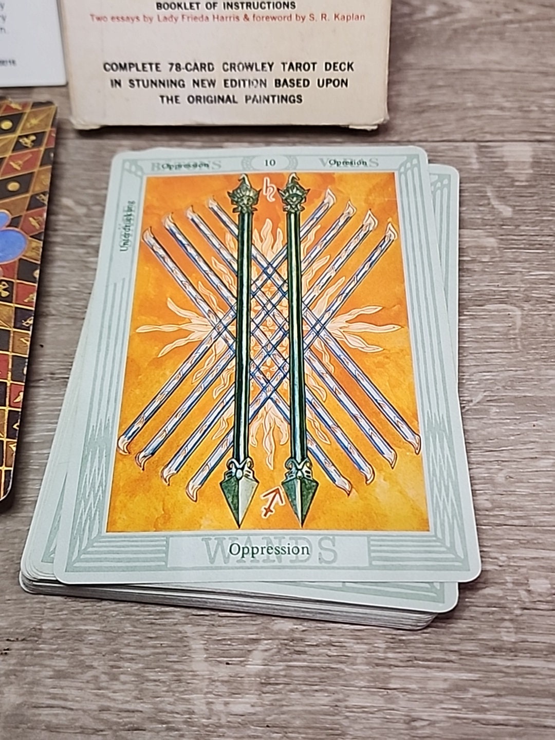 1978 Aleister Crowley THOTH Tarot Deck Large Cards 3.75 X 5.5 Rare EUC ...