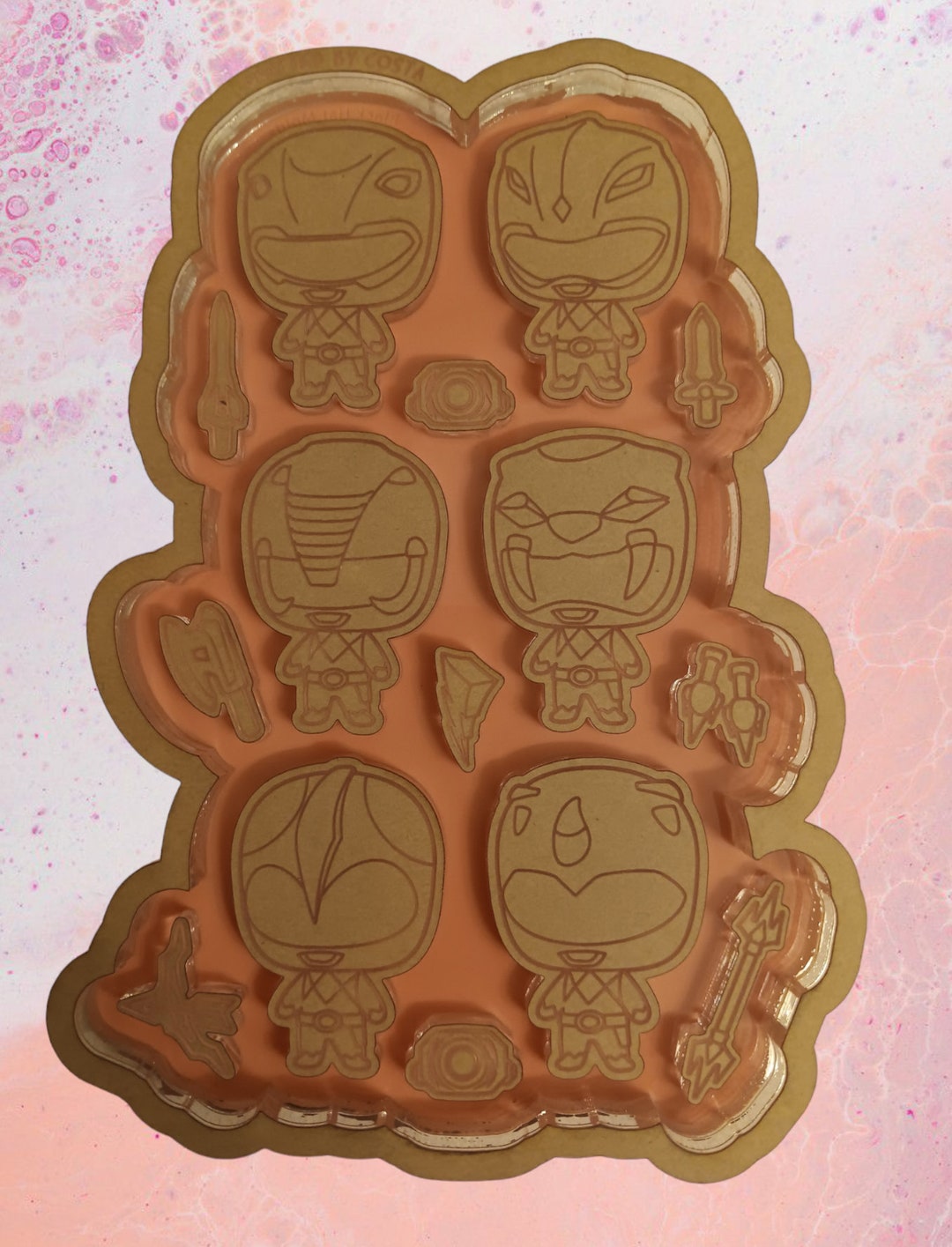 Power Rangers Mold Palette - Etsy