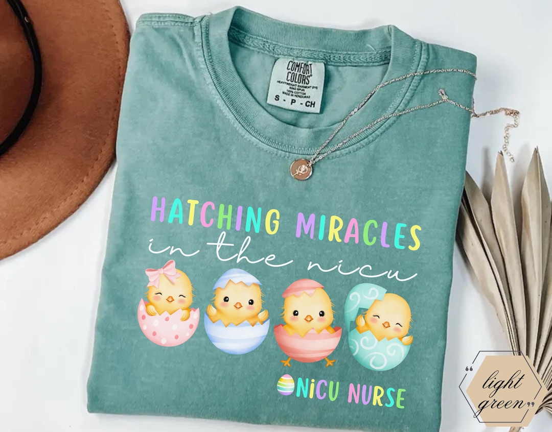 Nicu Easter, Nicu Nurse Shirt, Neonatal Intensive Care Unit Tshirt ...