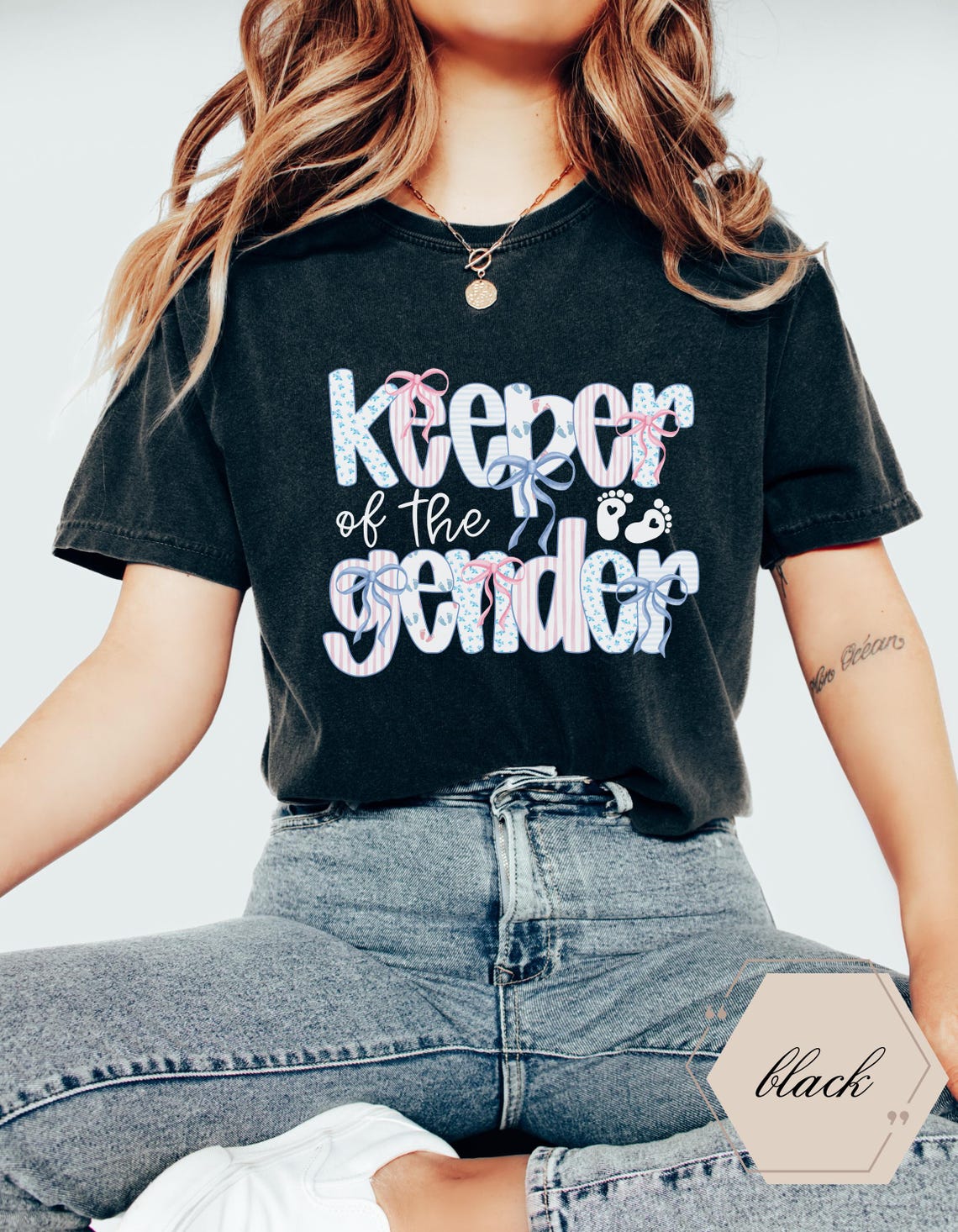 Keeper of the Gender Shirt , Gender Reveal Party Shirts, Gender Keeper ...