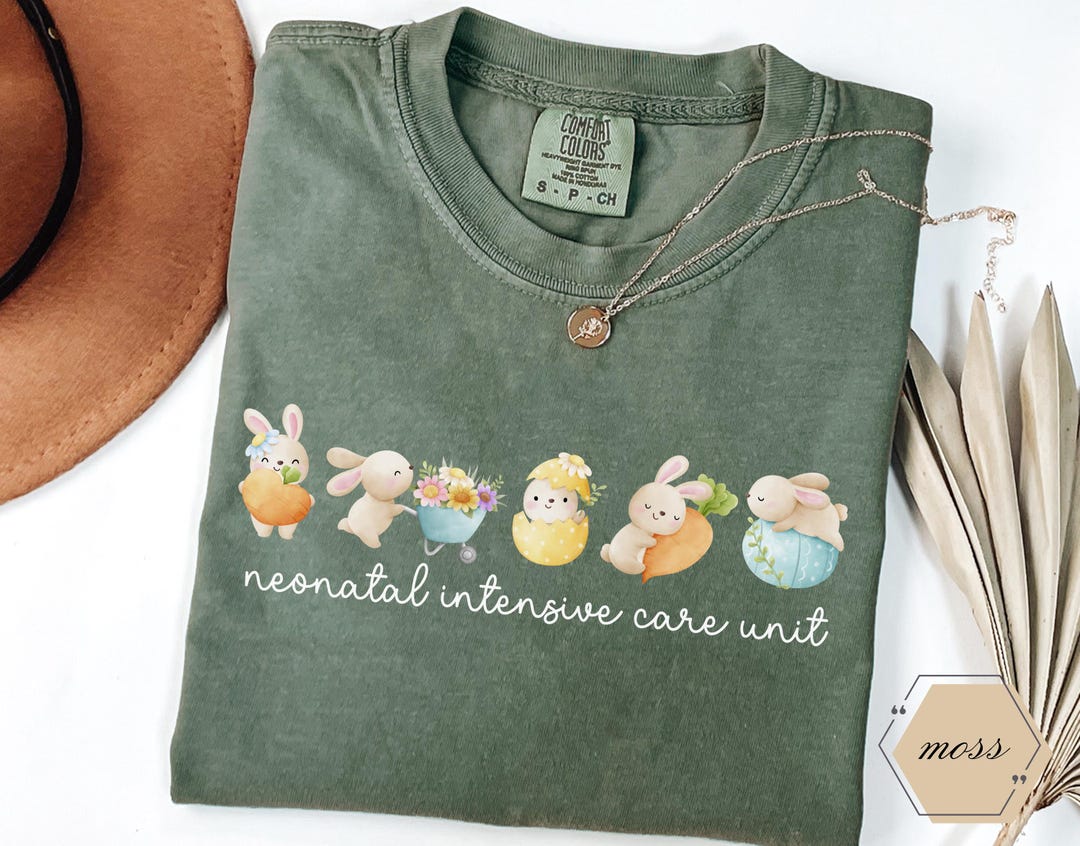 Nicu Easter, Nicu Nurse Shirt, Neonatal Intensive Care Unit Tshirt ...