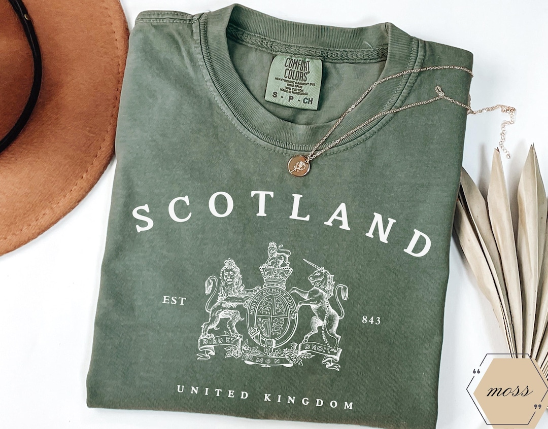 Scotland Tshirt, United Kingdom Shirt, Crewneck Scotland, Matching ...