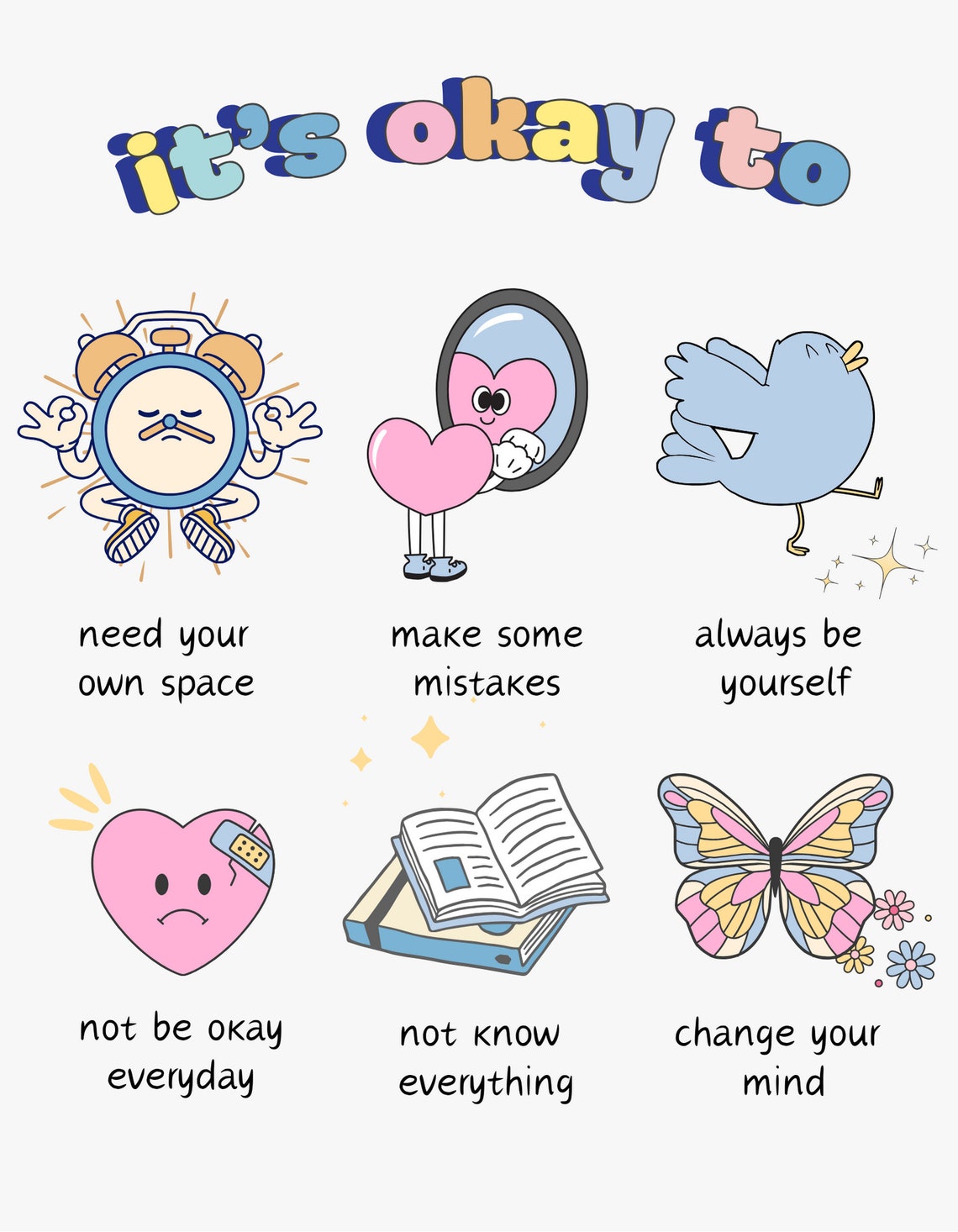 Its Okay to Feel All the Feels PNG, Love Yourself Png, Its Okay to Not ...