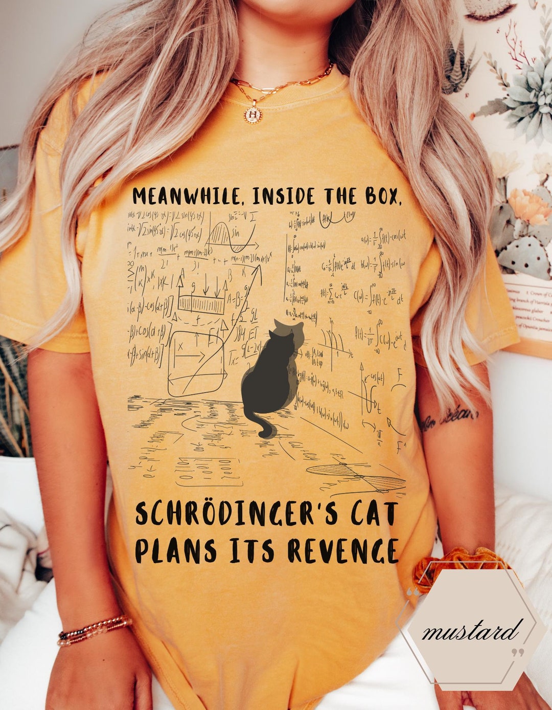 Schrödinger's Cat T-shirt, Science Nerd Shirt Science Teacher Shirt, Funny Physics Teacher Shirt ...