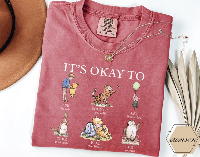 Comfort Colors Mental Health, Winnie-the-pooh Shirt, Classic Pooh Shirt ...