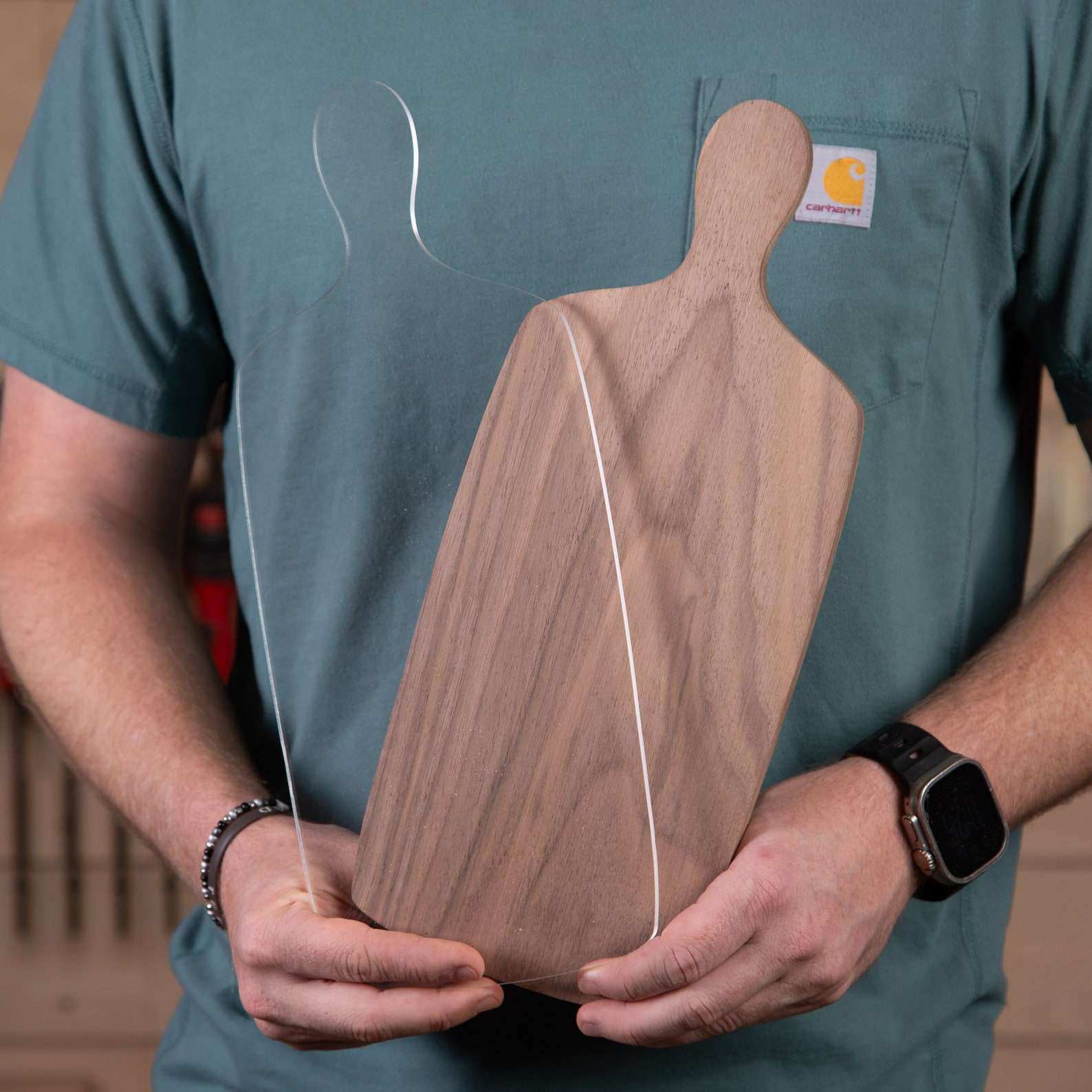 Pizza Style Cutting Board or Charcuterie Board Router Template | High ...