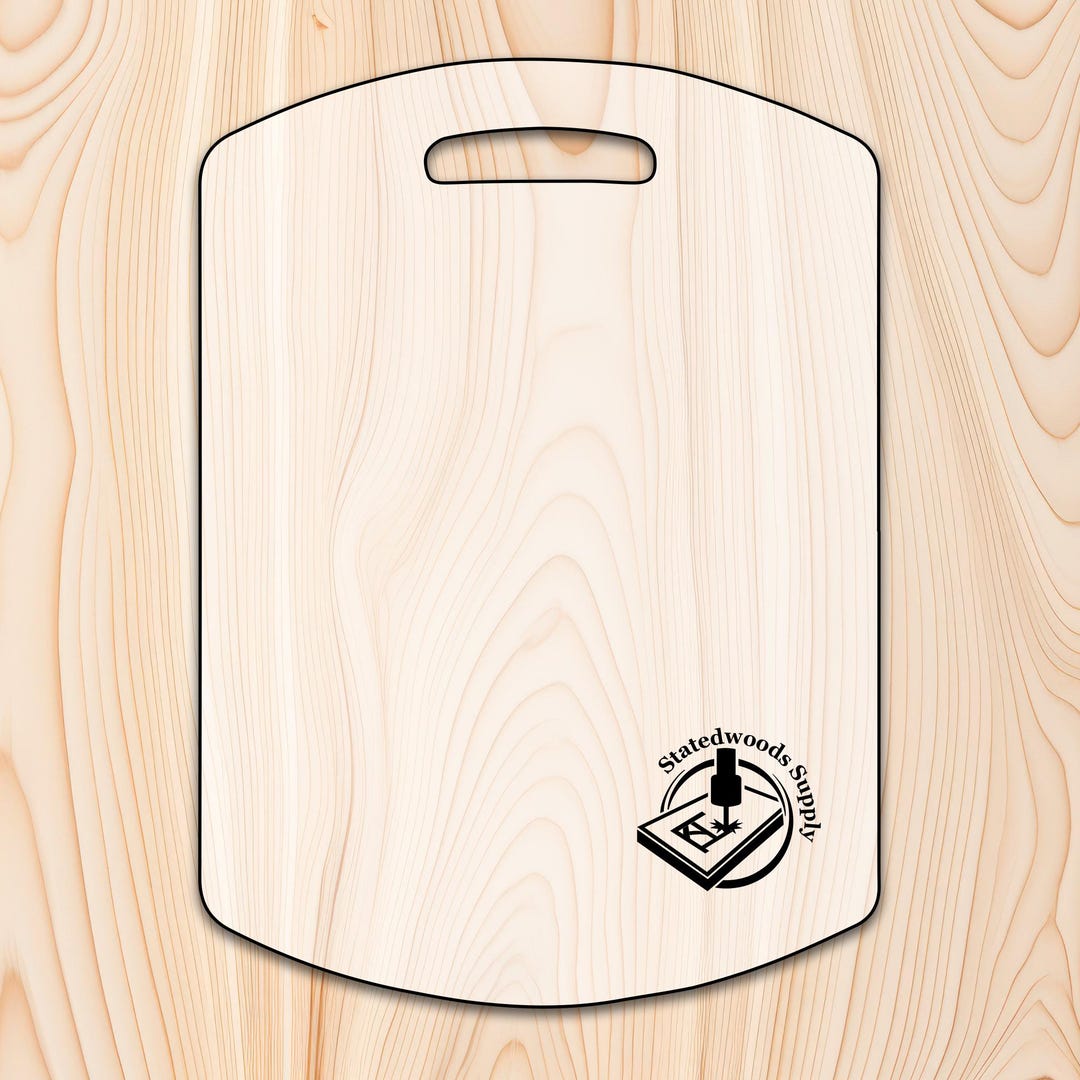 Rounded Edge Cutting Board or Charcuterie Board Router Template | High ...
