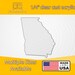 Georgia State Cutout | High Quality Acrylic Laser Template | Custom ...